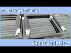 Stufe elettriche durature sic elemento riscaldante per le fornaci di industria del vetro ottico