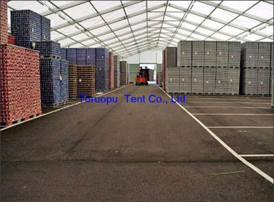 China Permanent Warehouse PVC Storage Tents Outside Colorful Double PVC Coated Cover for sale
