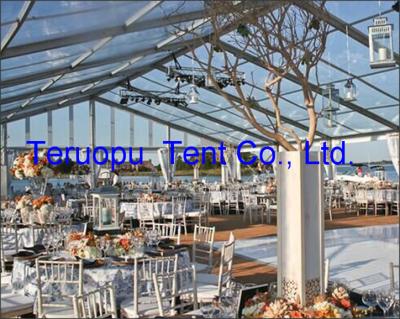China Clear Roof Transparent Marquee Tent Outdoor Party Marquee For Wedding Events for sale