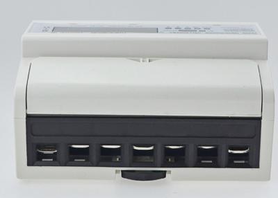China 20 / 100A Electric Three Phase Din Rail KWH Meter , 7P Watt Hour Meter for sale