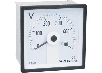 China CT Operated AC Ammeter Analog Panel Meters , Analog Ammeter Operation With Pointer for sale