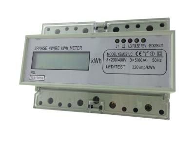 China Modo direto LCD 6+1/5+2 do medidor trifásico residencial da hora do watt do uso da casa à venda