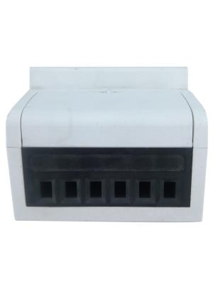 China 4 Modules Small Size Single Phase Energy Meter 50A KWH LCD Display Din Rail à venda