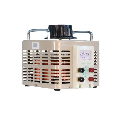 China TDGC2 220V Low Voltage Variable Transformer Contact Type Voltage Regulators With Motor for sale