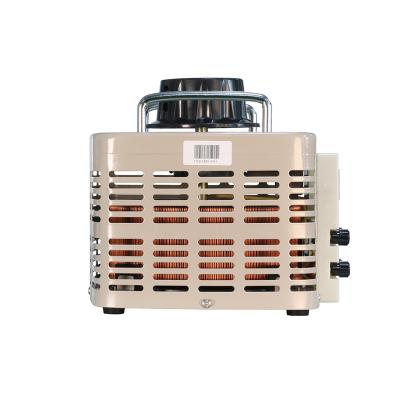 China TDGC2 220V Low Voltage Variable Transformer Contact Type Voltage Regulators With Motor for sale