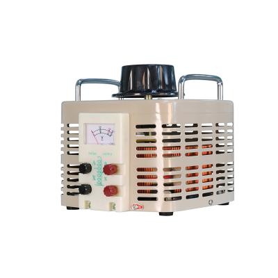 China TDGC2 220V Low Voltage Variable Transformer Contact Type Voltage Regulators With Motor for sale