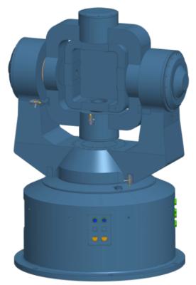 China Dynamic 3 Axis Simulation Turntable High Performance HWIL Testing And Evaluation Flight Motion Simulator for sale