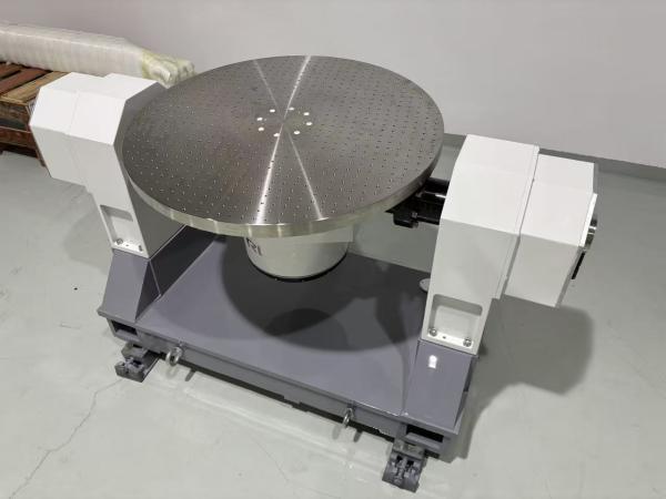 Quality 2D Micro Stepping Turntable 160kg Payload Dual Axis Rate Table With Big Tabletop for sale