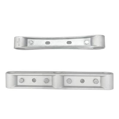 China 120-400mm2 19-33mm Double Bus Bar Conductor Spacers Electric Power Protective Fitting for sale