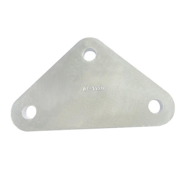 Quality Electrical Double Cable Triangular Yoke Plate High Strength Corrosion Resistant for sale