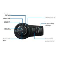 China Plastic Black Auto LED Lights With Sensor Auto Switch For Jeep Freedom for sale