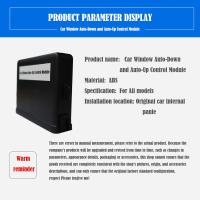 China One Click Control Car Window Accessories Module Black for sale
