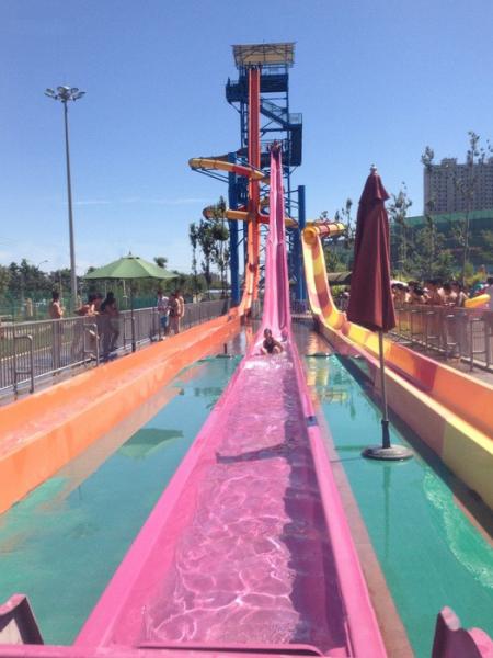 Quality Customized High Speed Water Slide Free Fall Slide For Park Exciting for sale