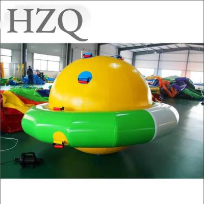 China Experience Unforgettable Fun with Our Flying Disc Inflatable Toy for Water Parks for sale