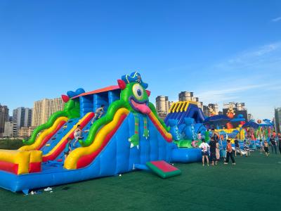 China Aanpasbaar 45x58m opblaasbaar waterpark voor uw waterpark bedrijf Te koop
