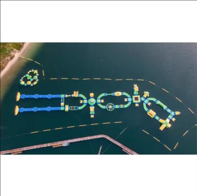 Cina Customizable Theme Inflatable Water Park 1 Year Warranty in vendita