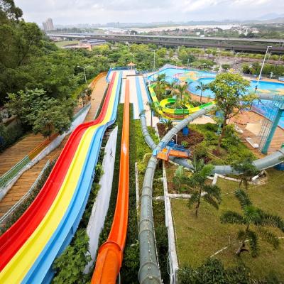 China 楽しい機能と吹風機を含む水上公園のための大きな滑り台 for sale