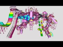 Água playground com tema personalizado e tamanho