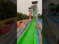 Safety Fiberglass Body Sliding Water Park For Kids Water Park High Durability