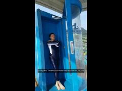 Age Group ≥12 Big Water Slide With Splash Pool Spray Up Production Method