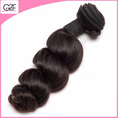 China No Shedding No Tangle Peruvian Virgin Human Hair Wavy 8A Grade Virgin Loose Wave Hair for sale