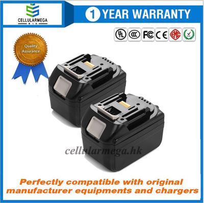China Cellularmega 18v 5.0AH LXT Lithium-Ion Battery with LED Indicator for Makita BL1850 BL1840 BL1830 BL1820 BL1815 LXT-400 for sale