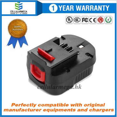China Cellularmega 12V 2000mAh Battery for Black & Decker A12 A12-XJ A12EX A1712 FS120B FSB12 HPB12 Firestorm FS120B FS120BX for sale