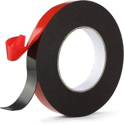 Cina Nastro biadesivo in schiuma di montaggio Nastro adesivo in schiuma PE in polietilene morbido nero per la decorazione domestica dell'ufficio in vendita