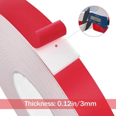 Cina Nastro sigillante in schiuma super resistente Nastro biadesivo in schiuma PE per il montaggio automobilistico Cornice per foto con striscia di rivestimento per auto in vendita