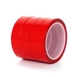 Cina Nastro biadesivo rosso MOPP Nastro fisso per schermo in PET trasparente ad alta viscosità in vendita