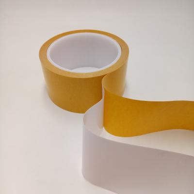 Cina Nastro biadesivo in solvente a base bianca Nastro in PET giallo sensibile alla pressione in vendita