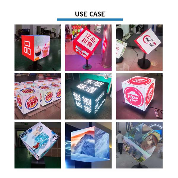 Quality Customized Outdoor P2.5 Indoor Digital Advertising LED Cube Display Magic Cube for sale