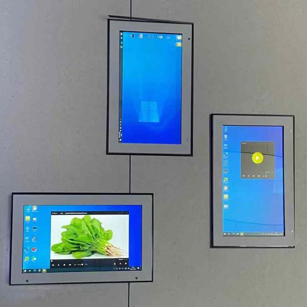 Quality Indoor 3D Video Holographic Touch Screen Box LCD Showcase Holobox Display Hologram Transparent Interactive Cabinet for sale