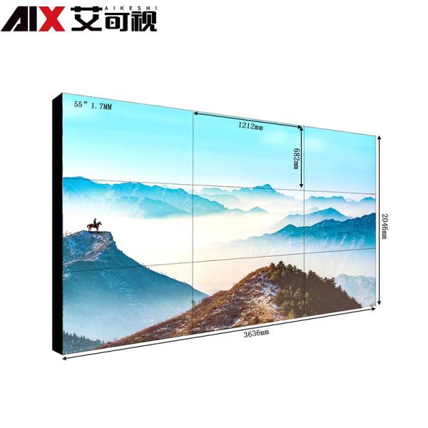 Quality LCD Screen Video Wall Lcd Splicing Screen High Brightness Indoor Digital Signage Advertising Office for sale