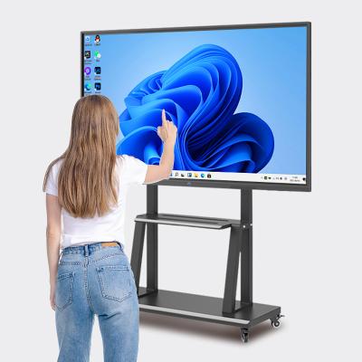 China 55 65 Inch Cheap LCD Display Touch Screen Panel Interactive Whiteboard All-in-one Smart Board for Classroom for sale