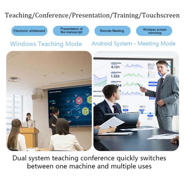 Quality LCD HD Infrared Touch Interactive Whiteboard Intelligent Conference Tablet for sale