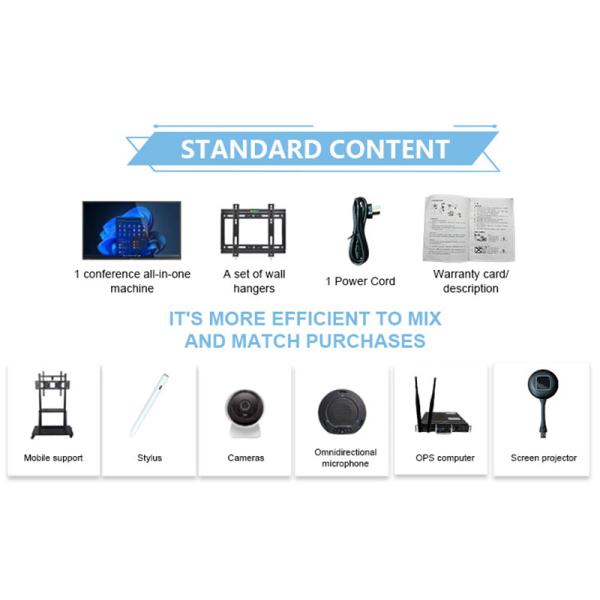 Quality LCD HD Infrared Touch Interactive Whiteboard Intelligent Conference Tablet for sale