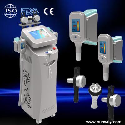 China 5 Handles Vacuum Cool Sculpting Cryolipolysis Slimming Equipment/Freezing Cellulite for sale