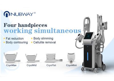 China 2018 newest 4 cryo handle fat reduction fat freezing system cryolipolysis vacuum cavitation slimming machine for sale