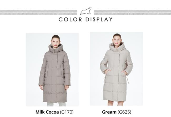 Double breasted winter coat in various colors