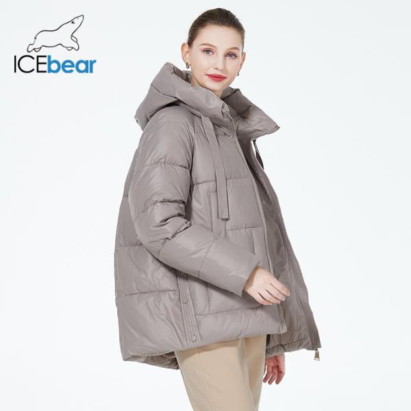 Quality Polyester Womens Down Coat Hem 122cm-138cm Ladies Winter Coats Roomy for sale