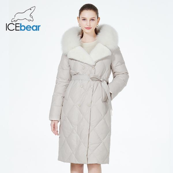 Quality 2XL Detachable Fur Collar Down Jacket 109cm Winter Jacket With Fur Collar for sale