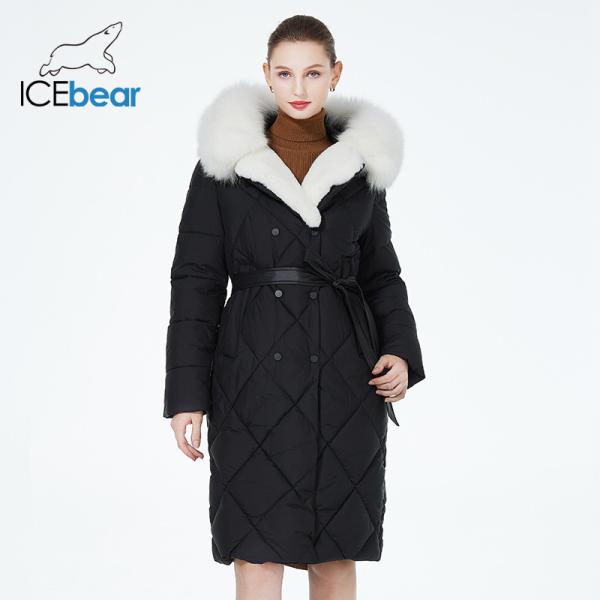 Quality 2XL Detachable Fur Collar Down Jacket 109cm Winter Jacket With Fur Collar for sale