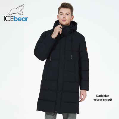 China Man Puffer Knee Length Coats Waterproof Windproof Below Knee Down Coat for sale