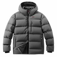 China Deep Hood Drawstring Heavy Down Jacket Men's for Sub-zero Temperatures Hem 122-142 for sale