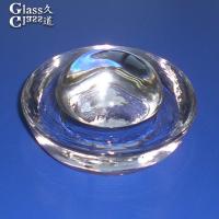 China Pressed Borosilicate Glass Road Stud With Reflective Surface for sale