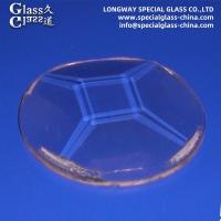 China Clear Borosilicate Prismatic Lens For High-Efficiency Lighting Solutions for sale