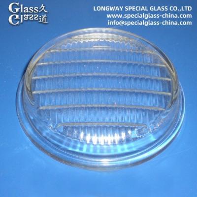 Cina Lenti di copertura di vetro borosilicato stampato per lenti di lampada a faro in vendita
