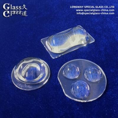 Cina Lenti in vetro Pyrex resistenti agli urti termici per riflettori e illuminazione diffusa in vendita