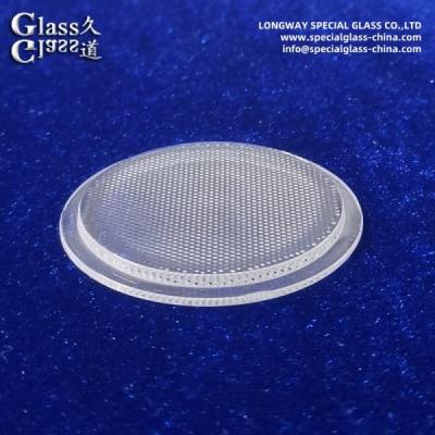 Cina Lenti di copertura a LED a Pyrex a struttura trasparente per l'uscita di illuminazione a LED trasparente in vendita